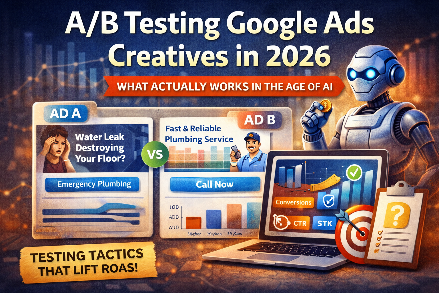 How to A/B Test Google Ads to Boost CTR (2026 Guide) | Ads Kong